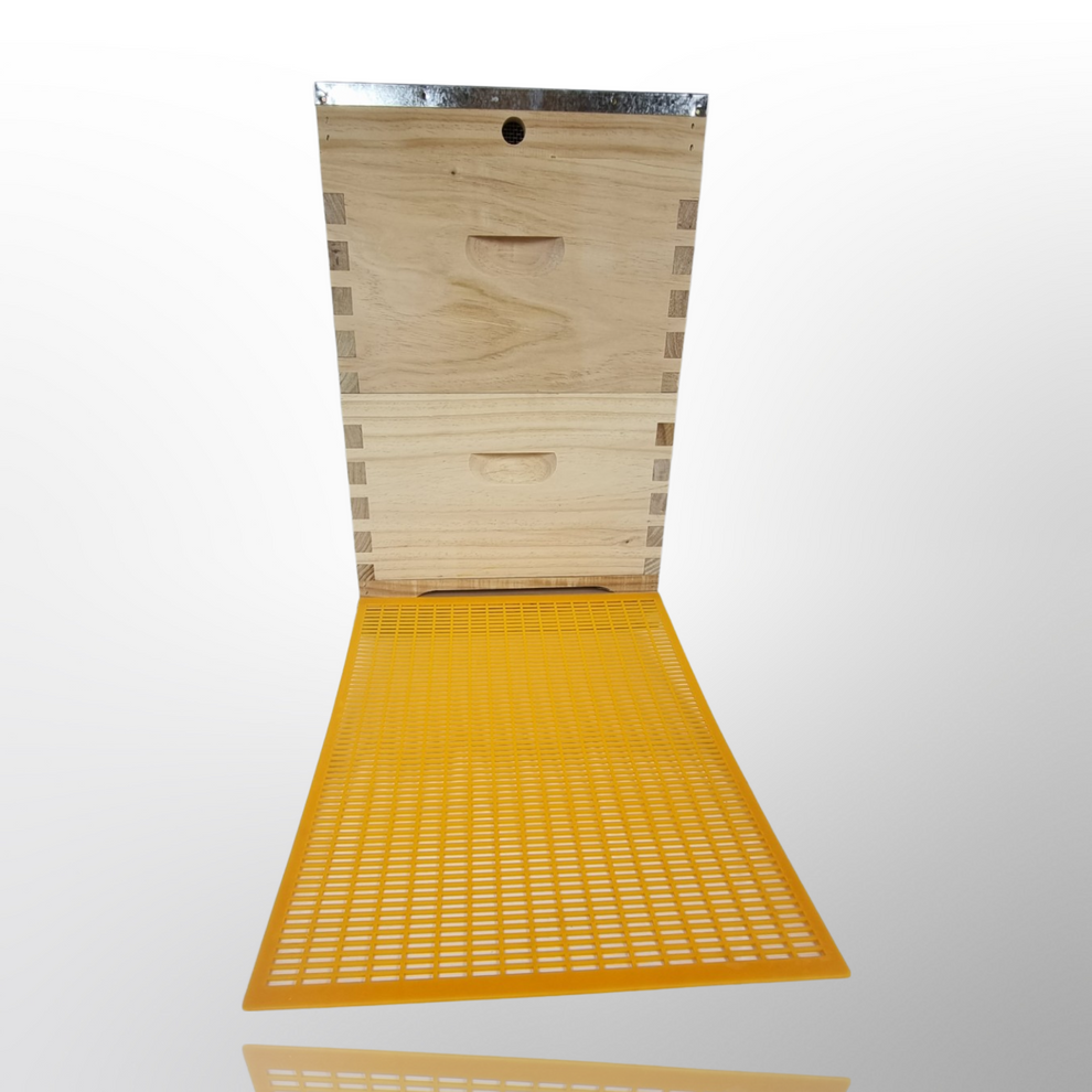 10 Frame Double Beehive Timber Frames Wired Fully Assembled – The ...